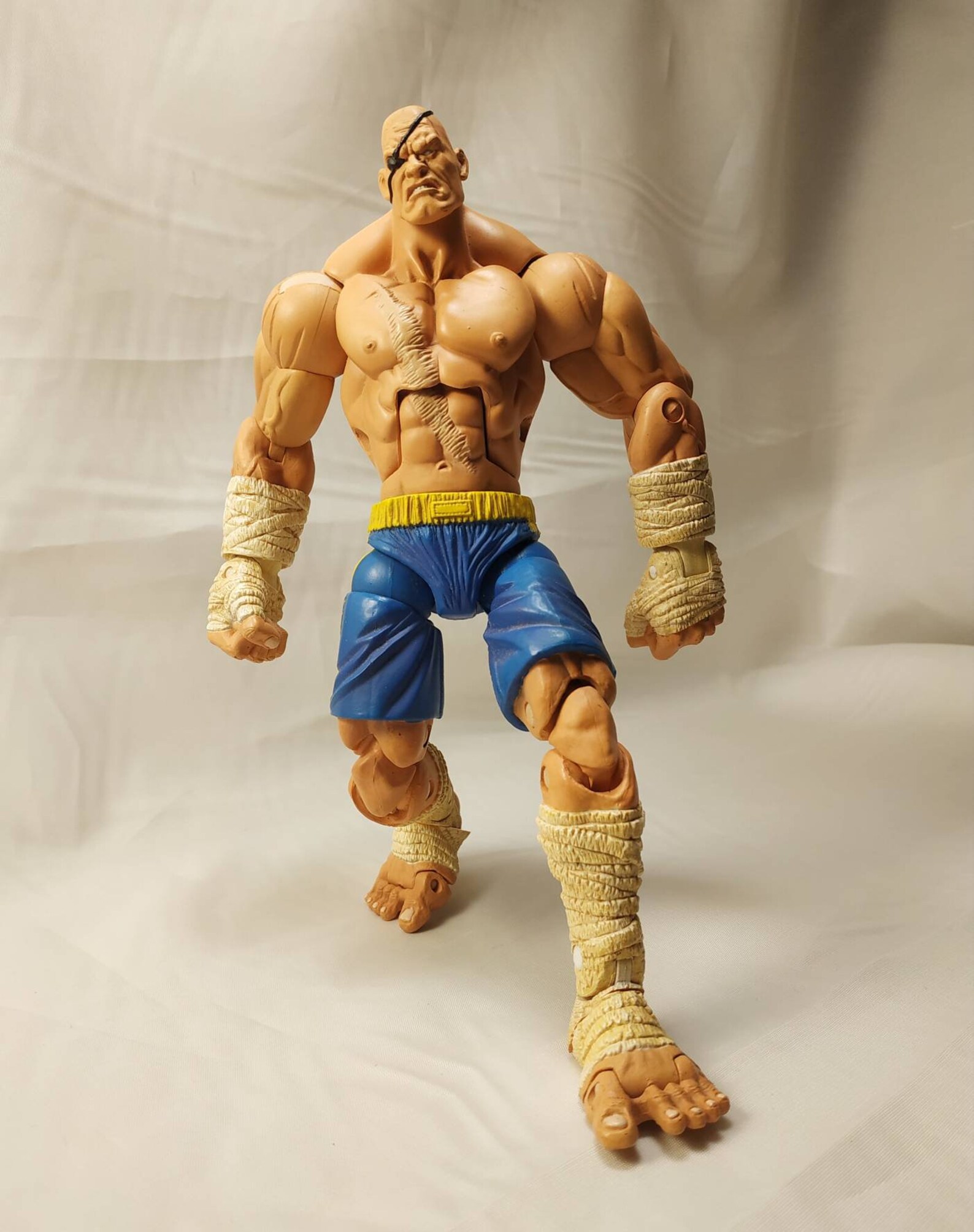 Sagat SOTA Toys Capcom Street Fighter Round 1 Nintendo Game - Etsy