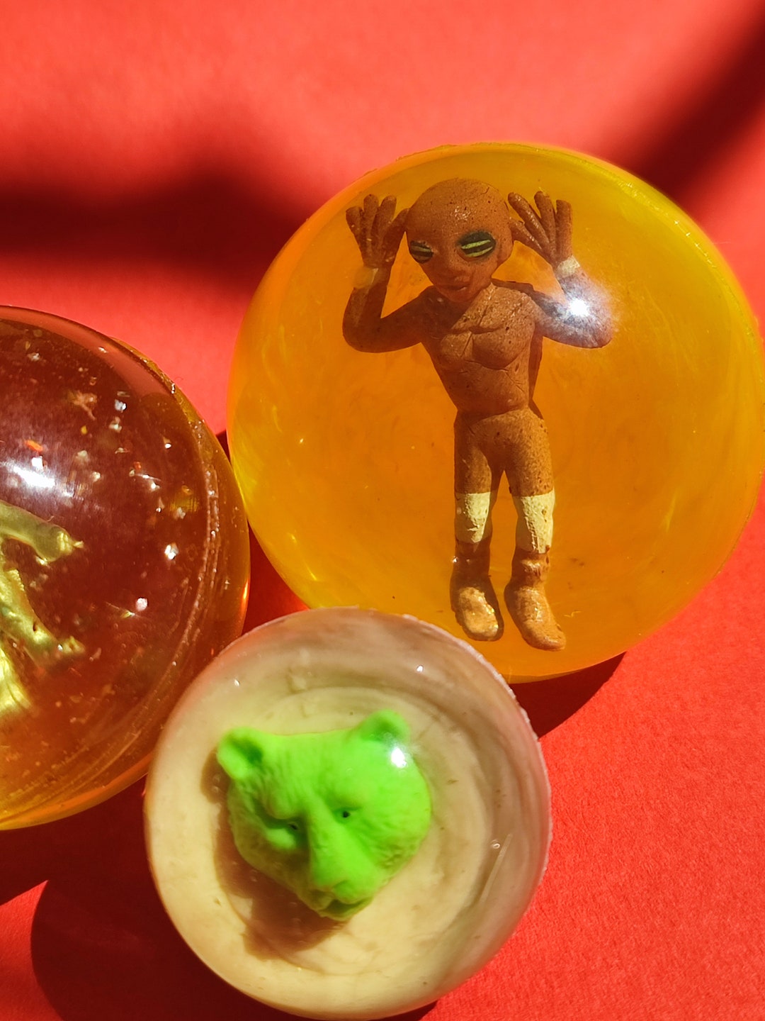 Set of 4 Vtg Play Bouncing Balls Various Sizes Super Balls Rare ...