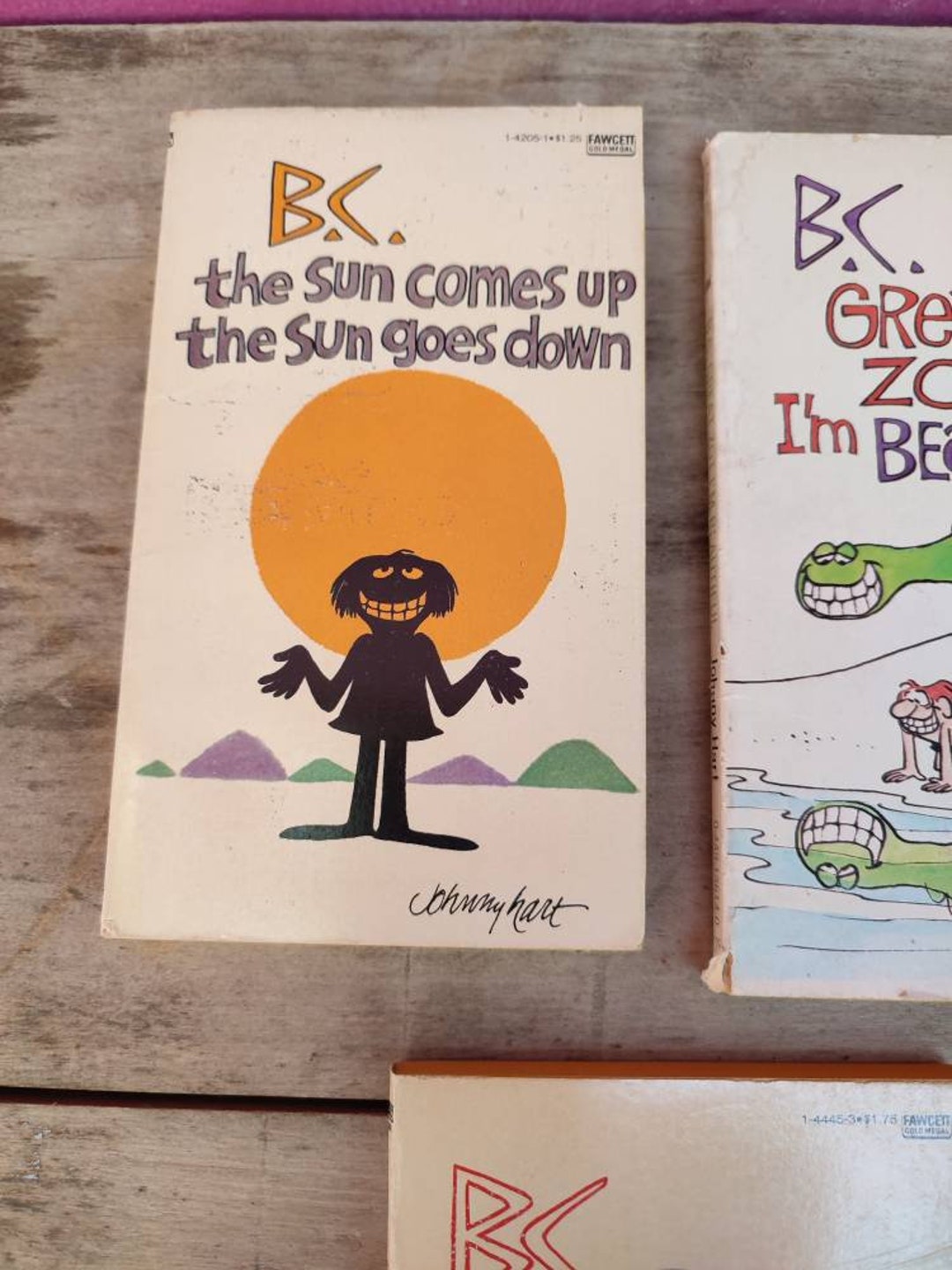 Set of 5 BC Comics by Johnny Hart 1970-80 BC Paperback Books ...