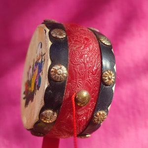 Old Traditional Chinese Spinning Pallet Drum Musical Instrument for ...