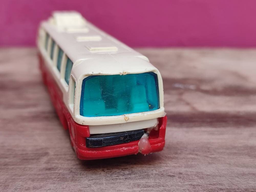 Mercedes Benz Bus Vintage Push and Pull Toy Vehicle Made in - Etsy