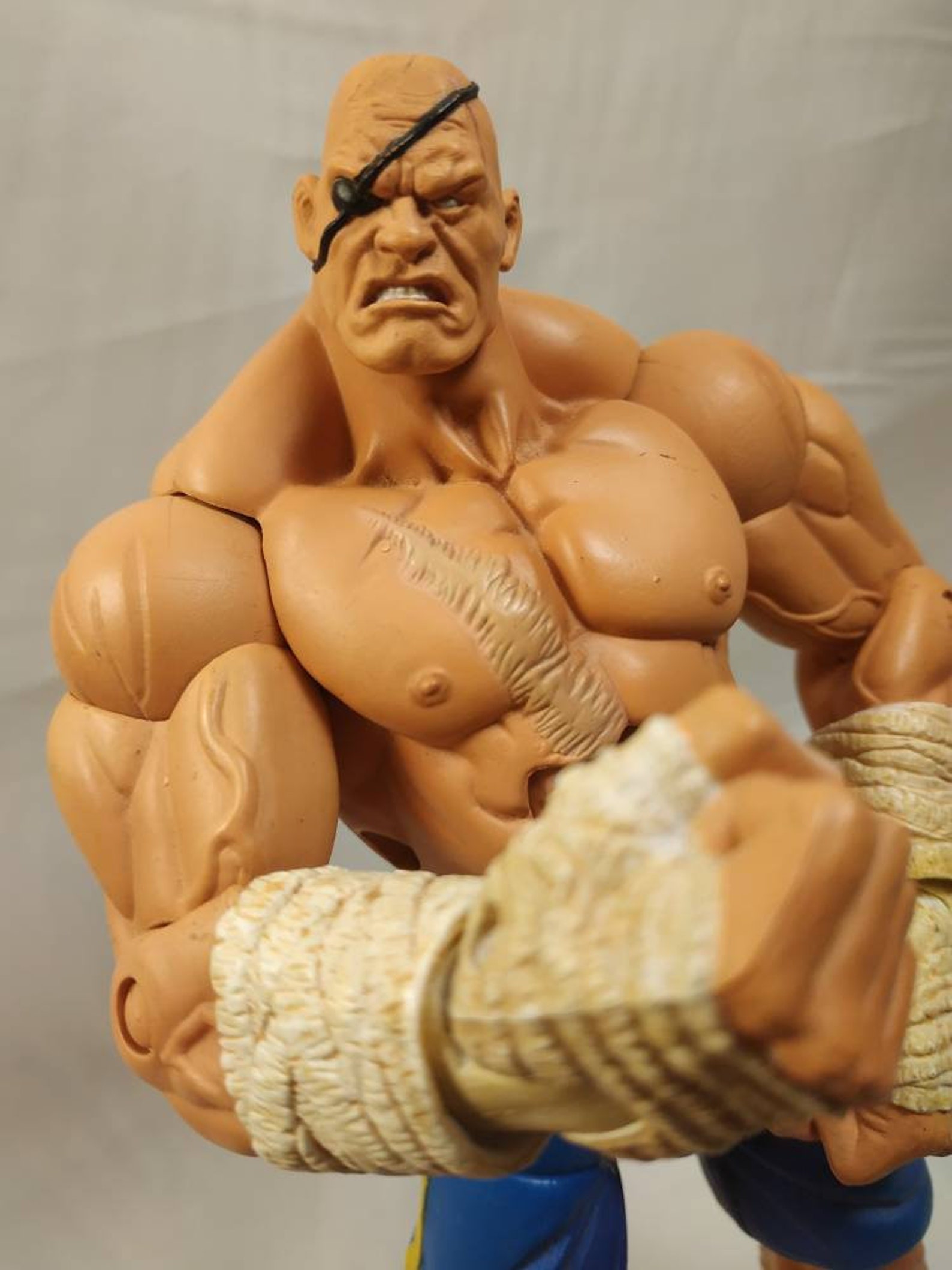 Sagat SOTA Toys Capcom Street Fighter Round 1 Nintendo Game - Etsy