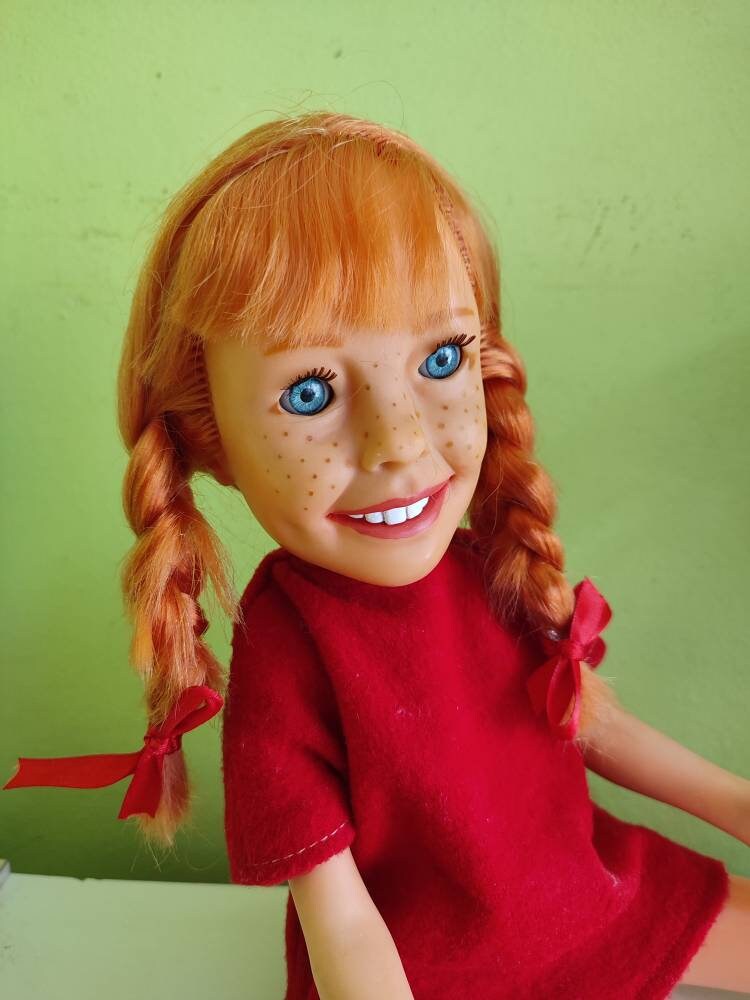 Pippi Longstocking Doll Collectible Rubber Doll Children's - Etsy Canada