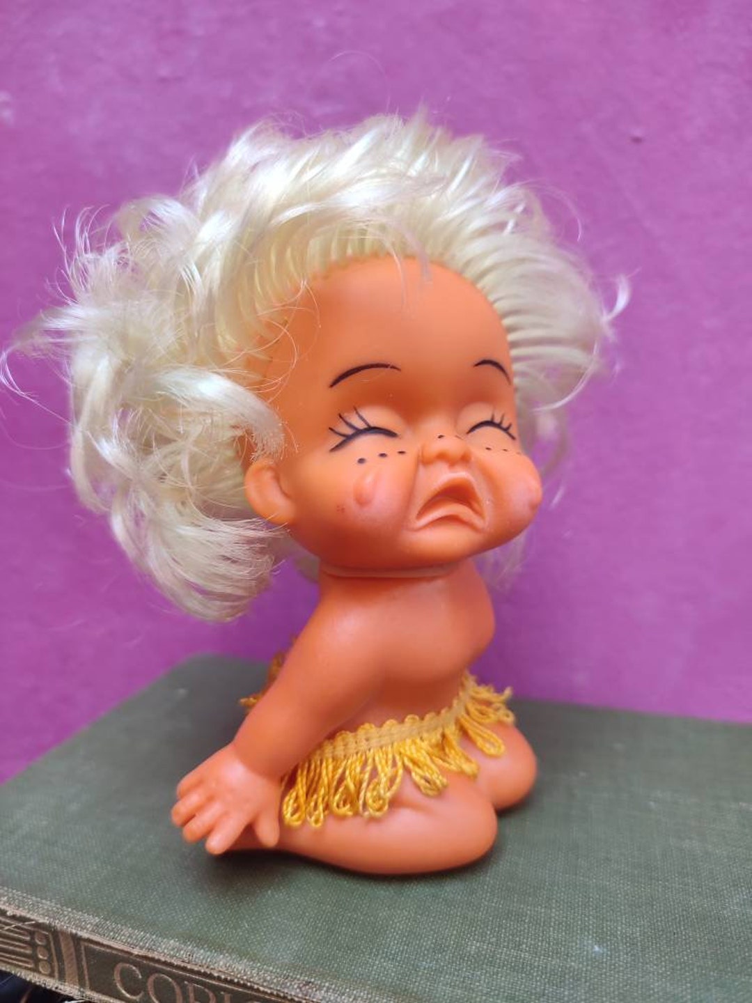 Vintage 1960s Whiny Little Girl Sun Bunny Pose Crying Doll Iconic ...