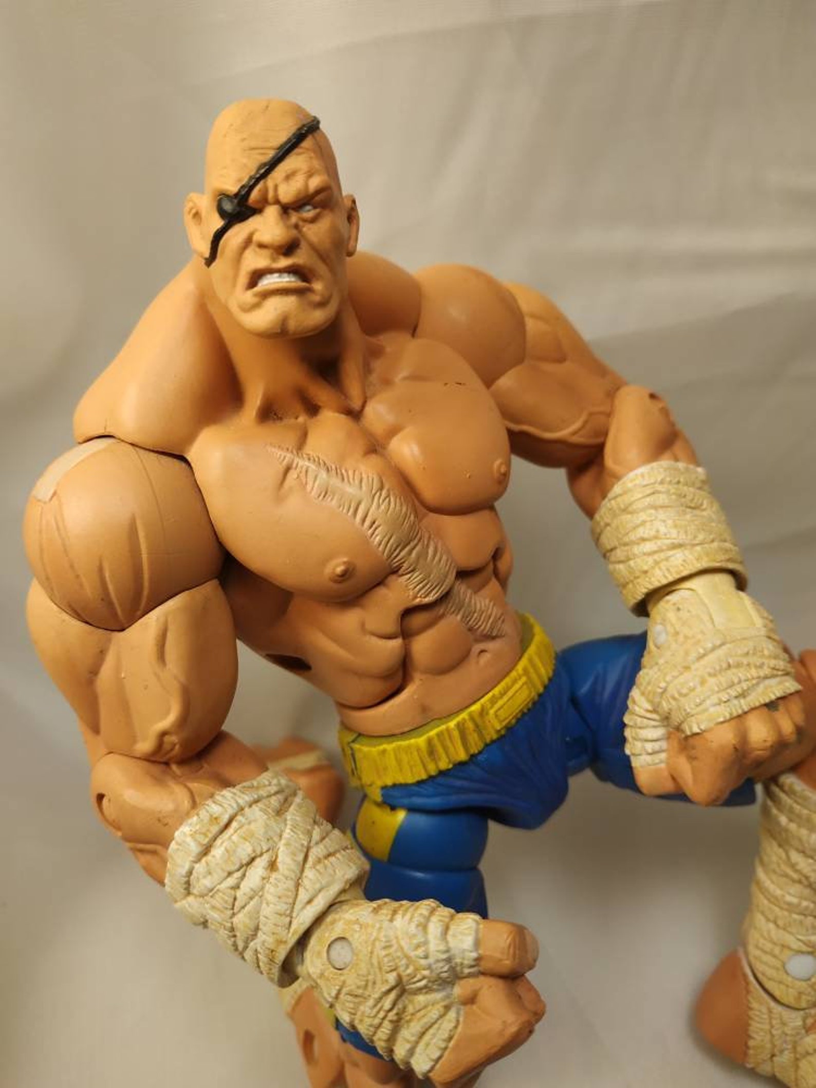 Sagat SOTA Toys Capcom Street Fighter Round 1 Nintendo Game - Etsy