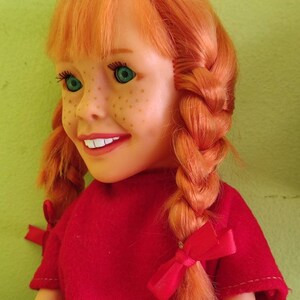 Pippi Longstocking Doll Collectible Rubber Doll Children's Book ...