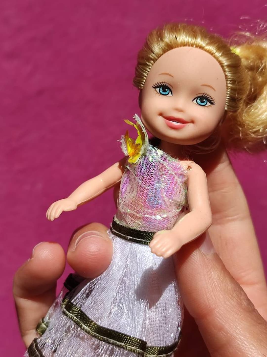 Vintage Mini Size Collectible Doll Kelly Doll Club Mattel Barbie 2006 ...