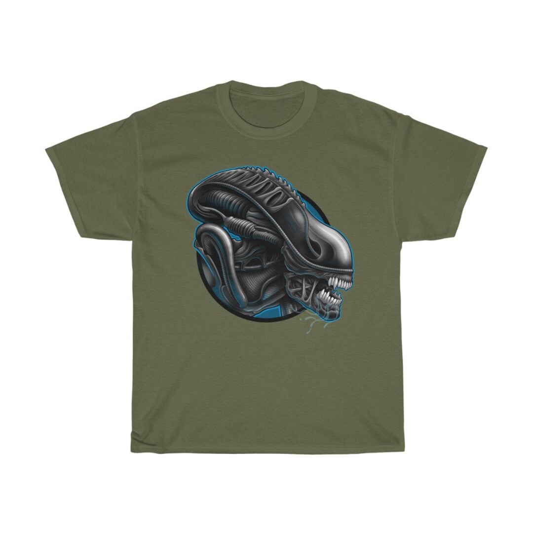 Mens Alien Xenomorph Warrior Tshirt - Etsy