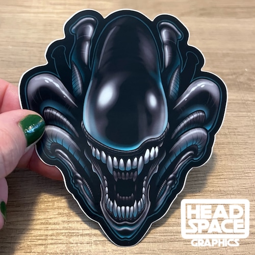 Alien Xenomorph Face Hugger Vinyl Sticker - Etsy