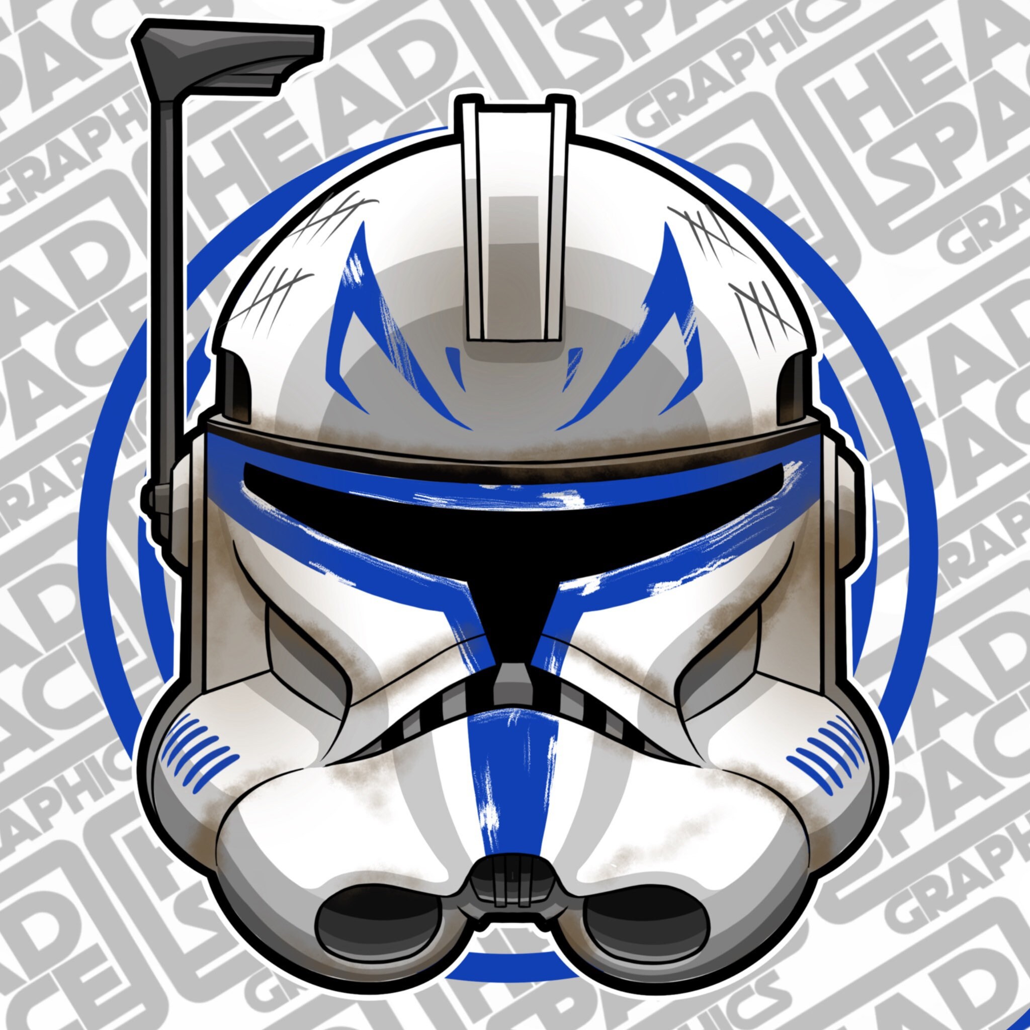 Captain Rex Star Wars Printable Labels