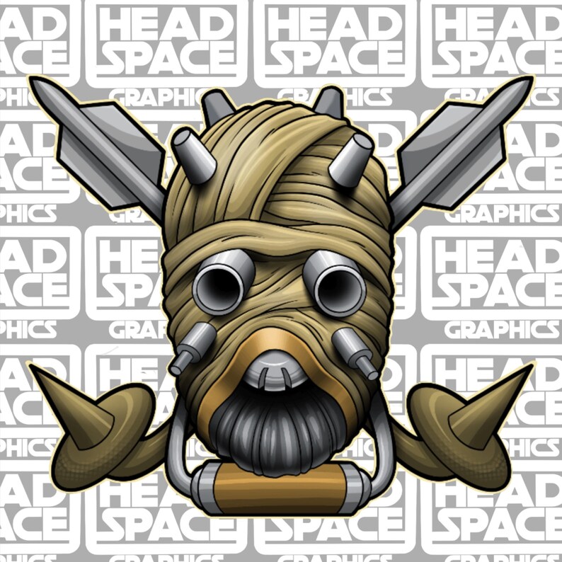 Star Wars Tusken Raider Vinyl Sticker - Etsy