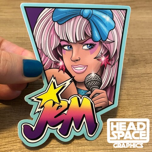 Jem and the Holograms Minisize Enamel Pin Retro Serie Brooch - Etsy