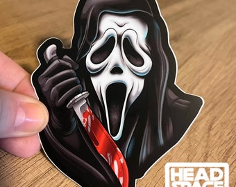 Ghostface Car Stickers - Etsy