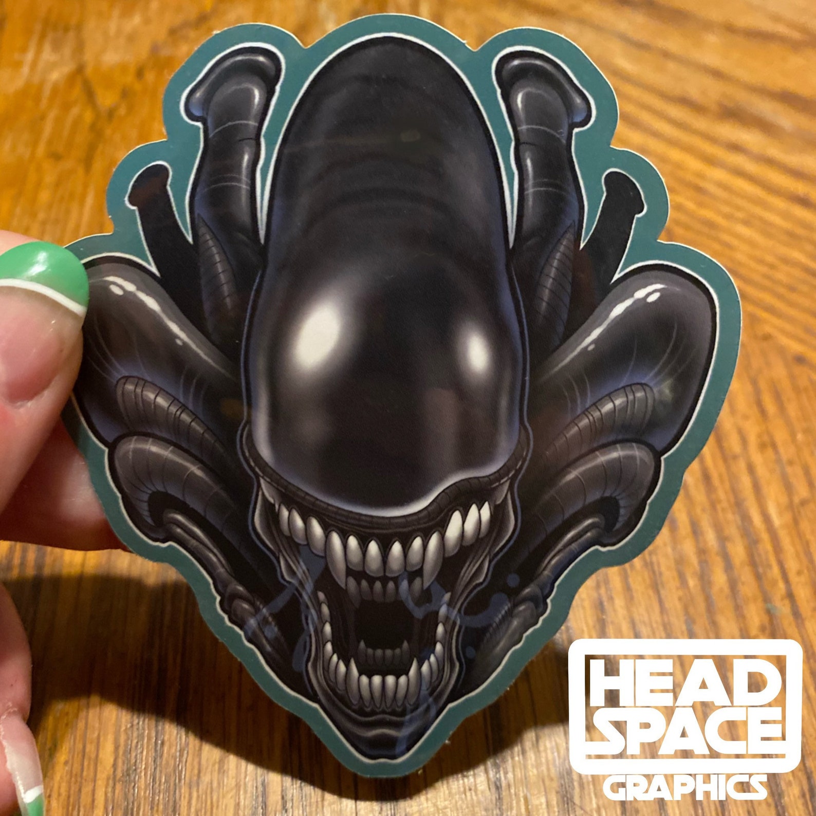 Alien Xenomorph Vinyl Sticker | Etsy