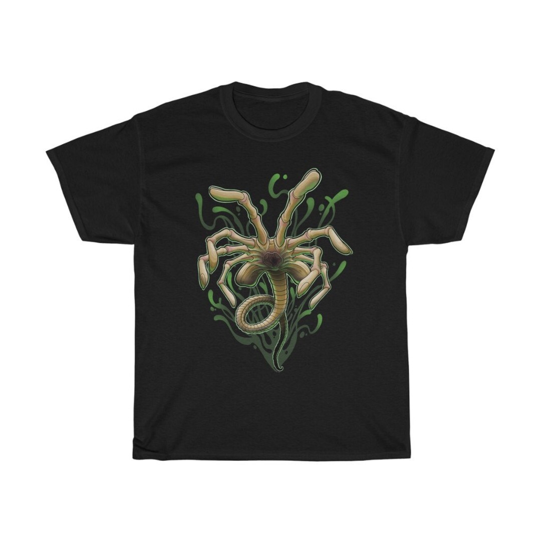 Mens Alien Facehugger Tshirt - Etsy
