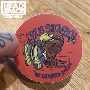 Alien Colonial Marines Dropship Nose Art Bugstomper Inspired Vinyl ...