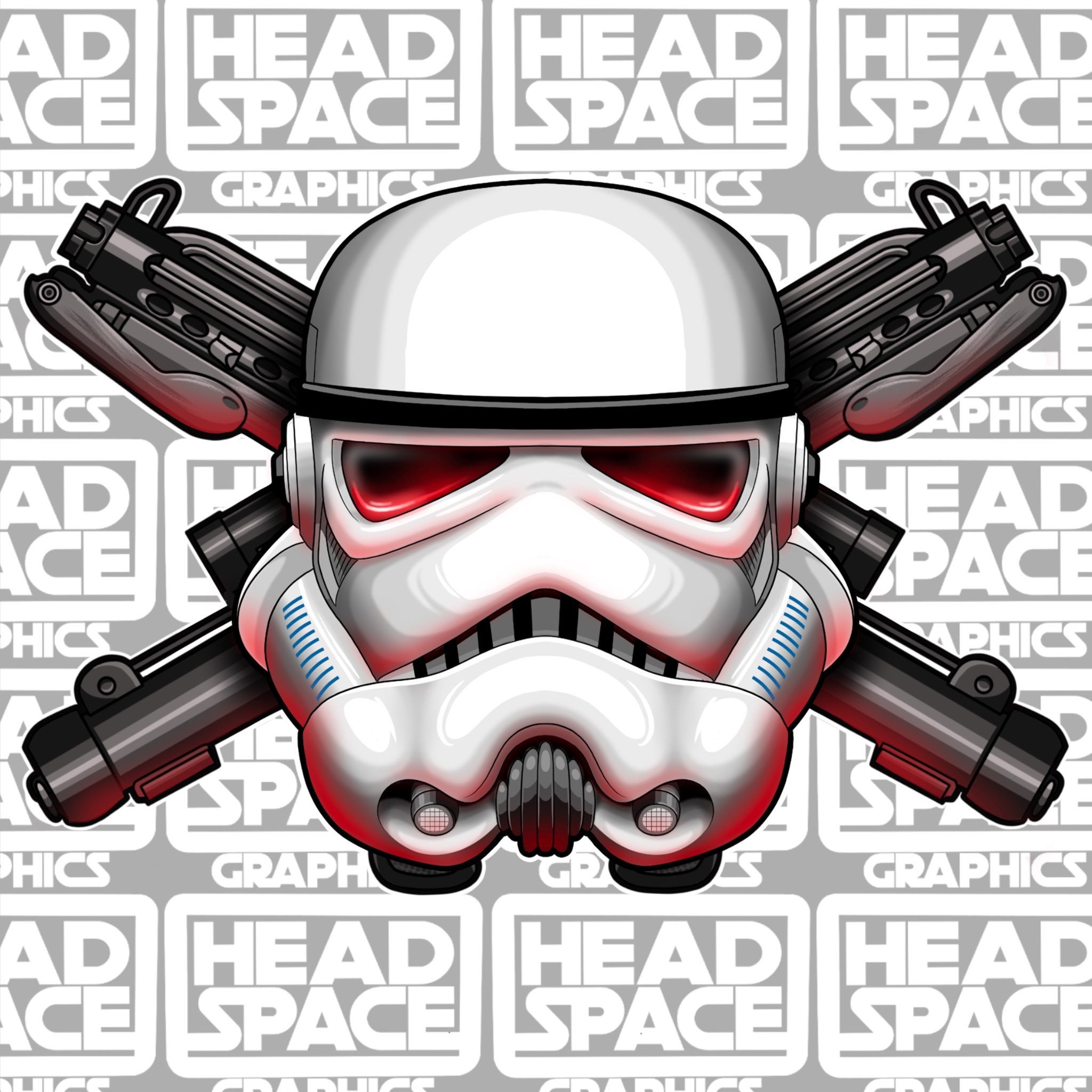Star Wars Stormtrooper Vinyl Sticker - Etsy UK