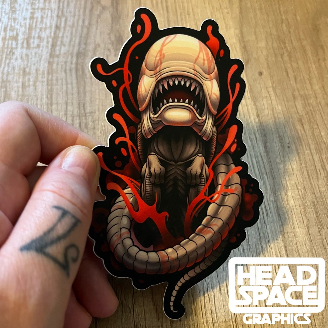 Alien Xenomorph Chestburster Vinyl Sticker - Etsy