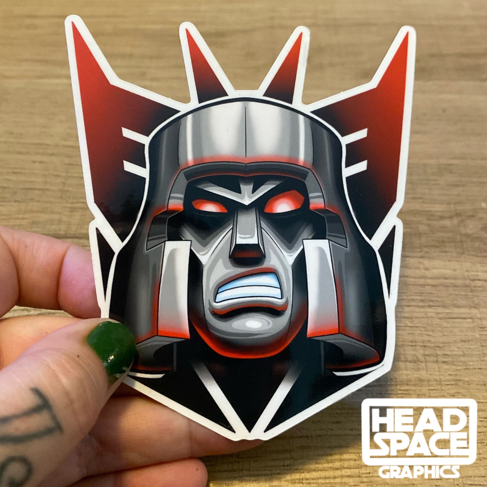 Transformers Megatron Decepticon Vinyl Sticker - Etsy