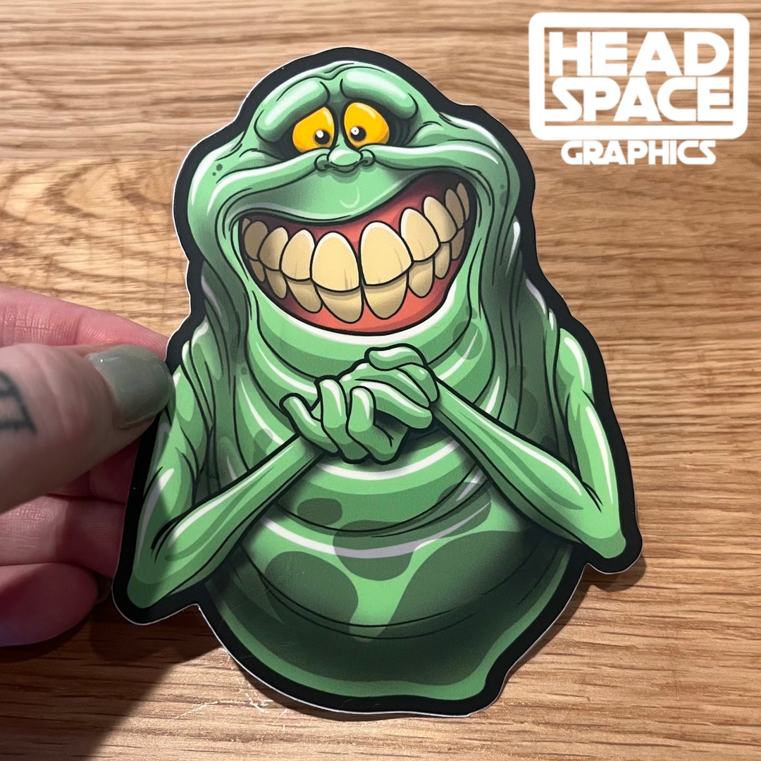 Ghostbusters Movie Slimer Inspired Horror Comedy Vinyl Decal - Etsy