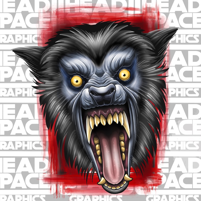 American Werewolf in London Halloween Vinyl Sticker - Etsy