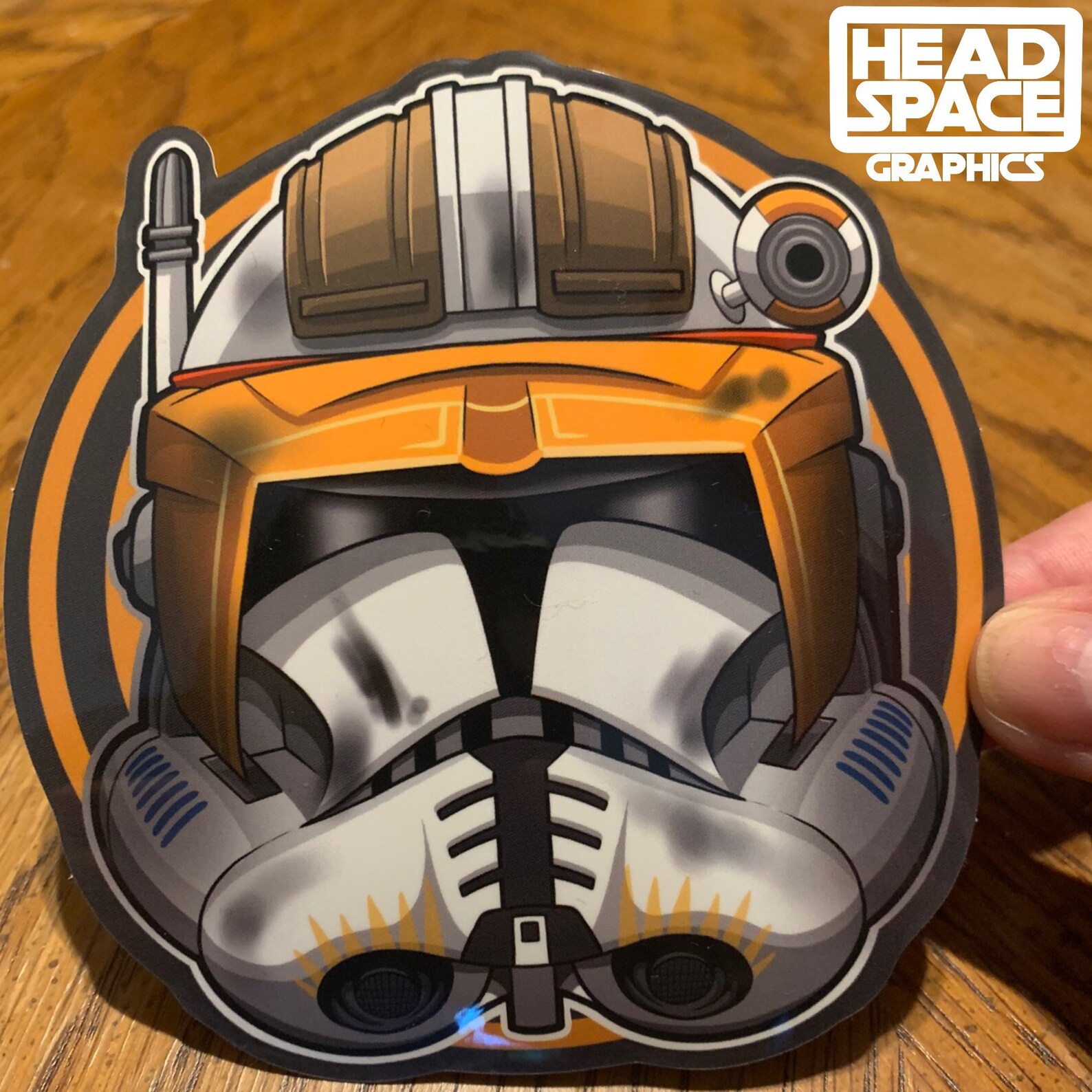 Star Wars Commander Cody Vinyl Sticker | Etsy
