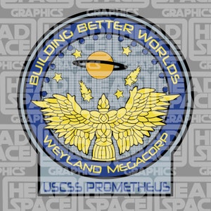 Alien Movie Inspired Prometheus Ship Vinyl Decal - Etsy