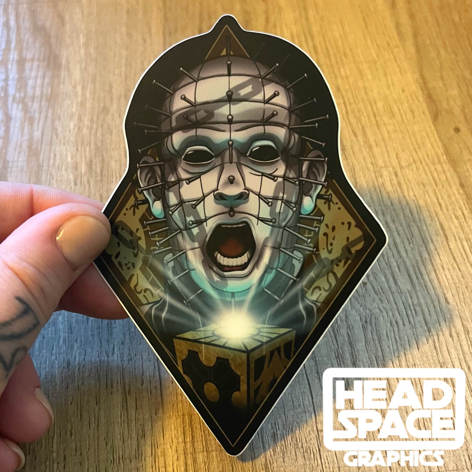 Hellraiser Pinhead Cenobite Horror Movie Vinyl Sticker - Etsy
