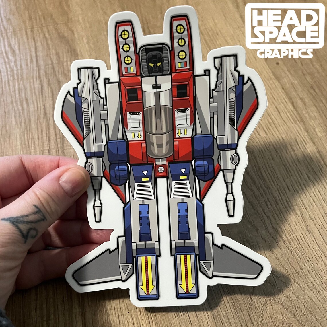 Transformers Starscream Decepticon Vinyl Decal - Etsy