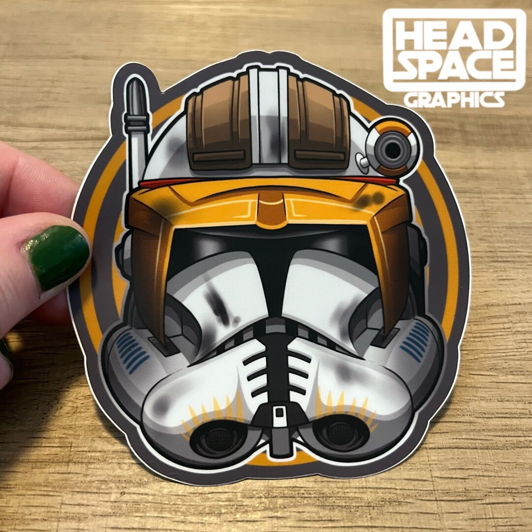 Star Wars Commander Cody Vinyl Sticker - Etsy