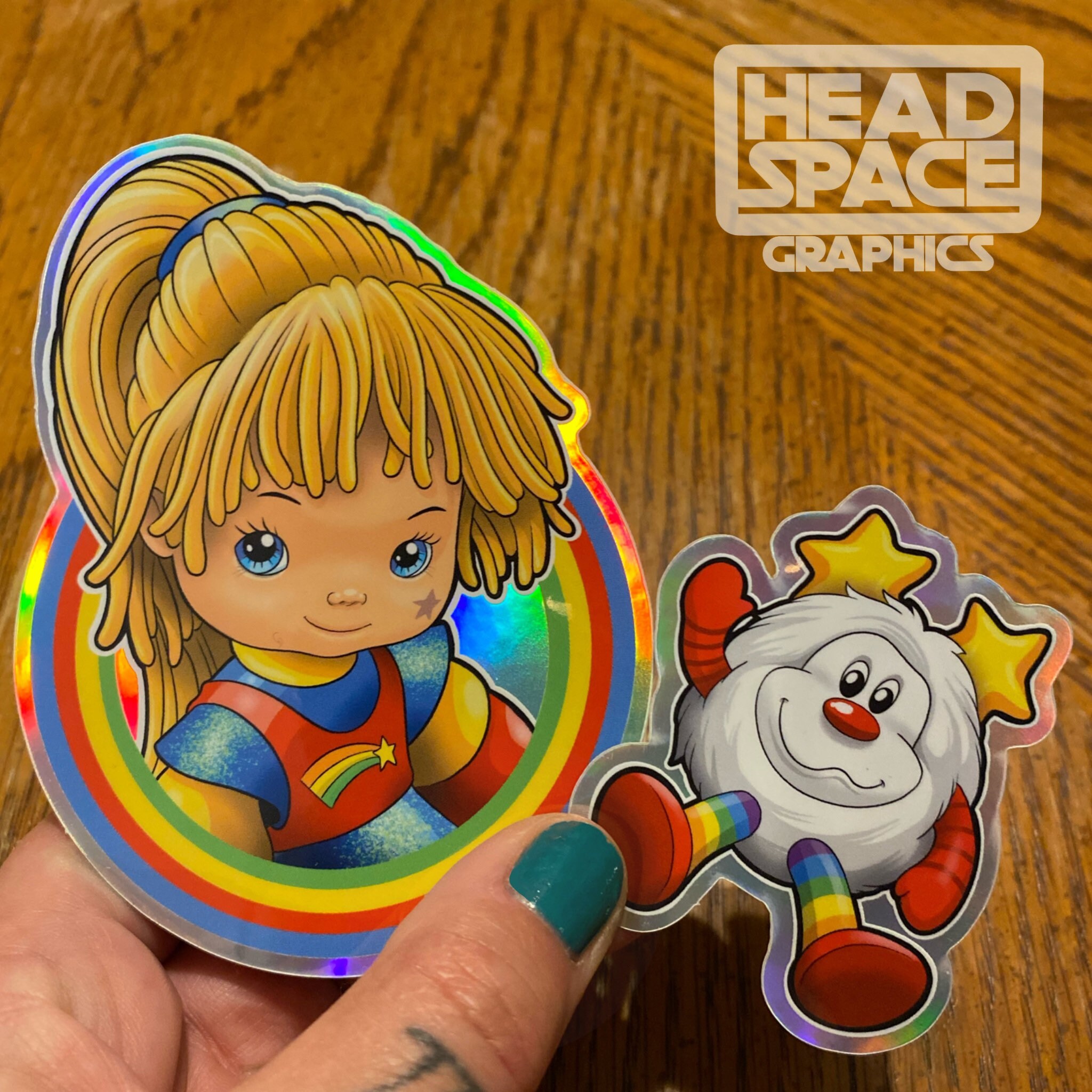 Rainbow Brite and Sprite Vinyle Sticker Pack | Etsy