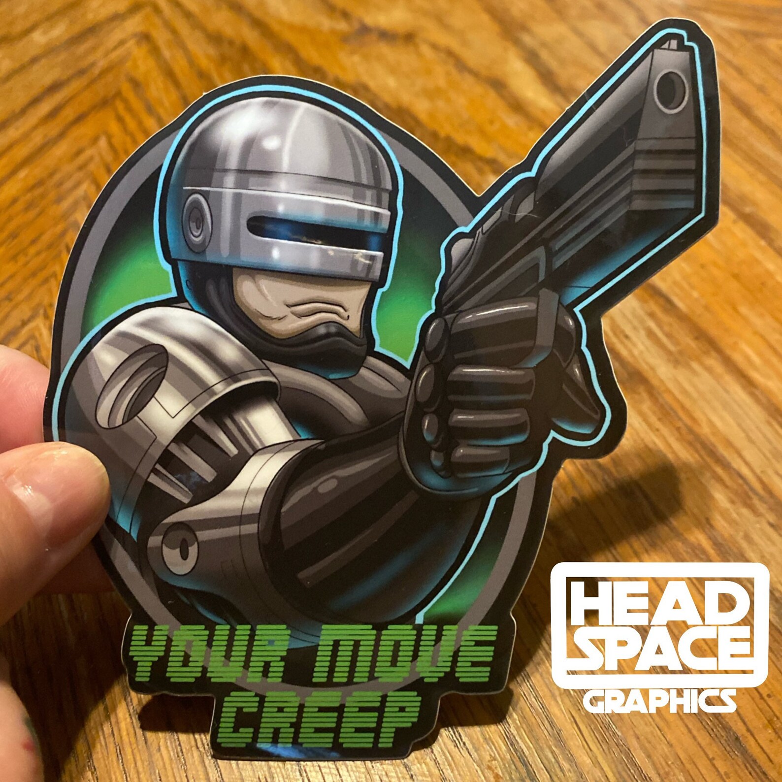 Robocop Vinyl Sticker - Etsy