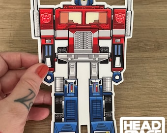 Optimus Prime Decal - Etsy