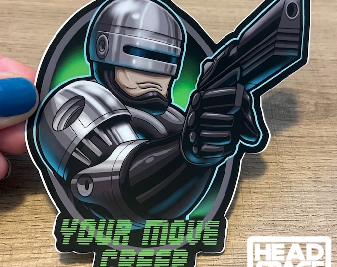 Robocop Vinyl Sticker - Etsy