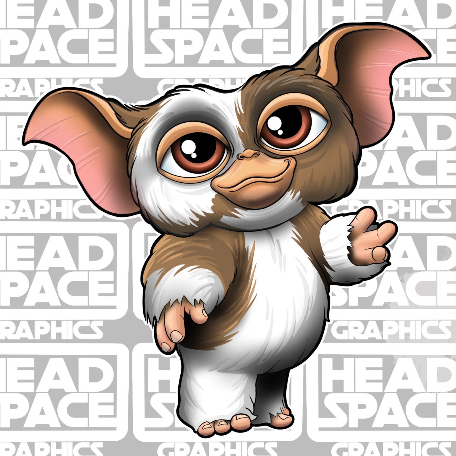 Gremlins Movie Gizmo Vinyl Sticker - Etsy