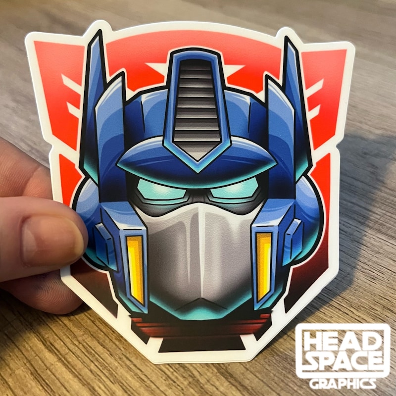 Optimus Prime Decal - Etsy