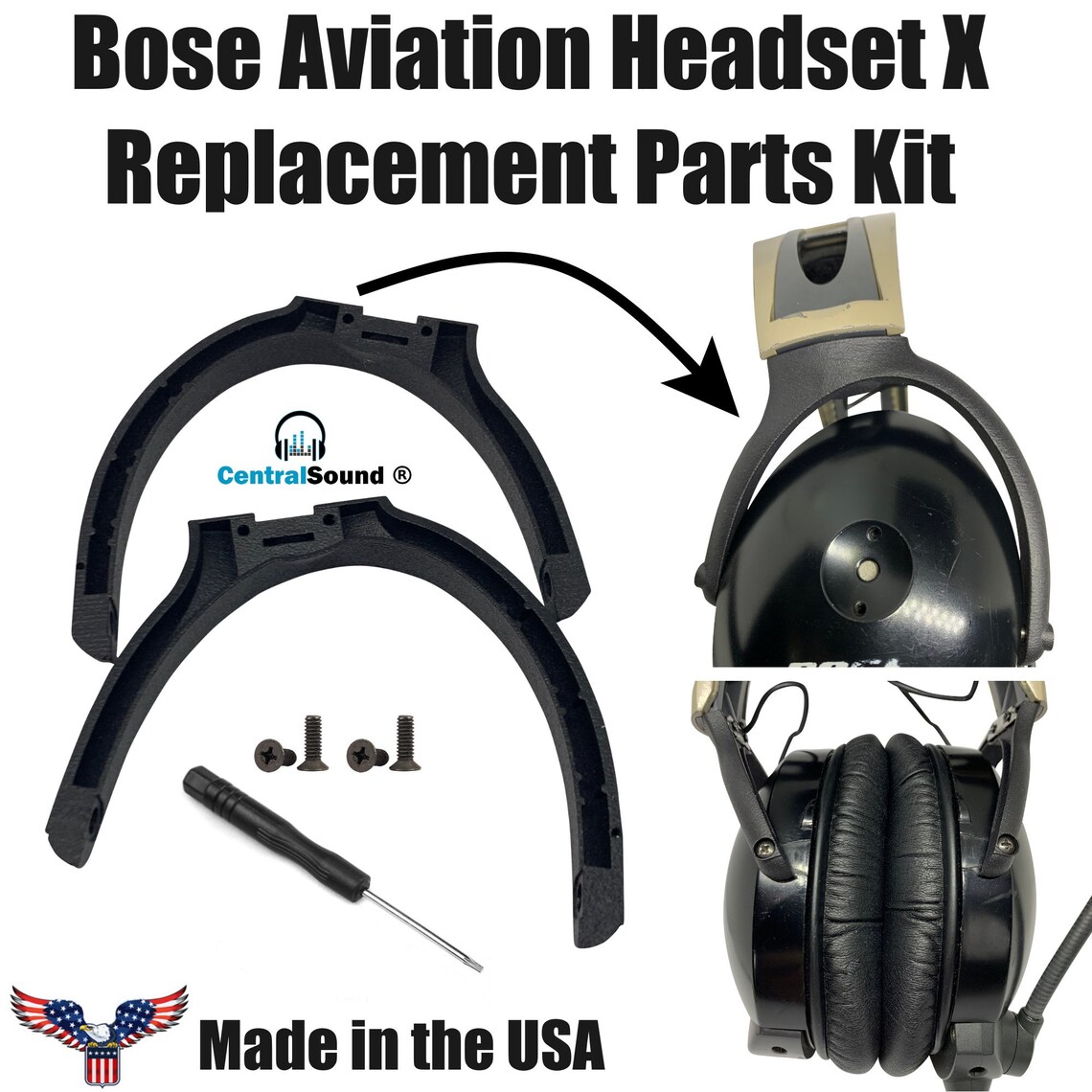 Bose Aviation Headset X A10 PAIR Replacement Parts Kit Yoke - Etsy