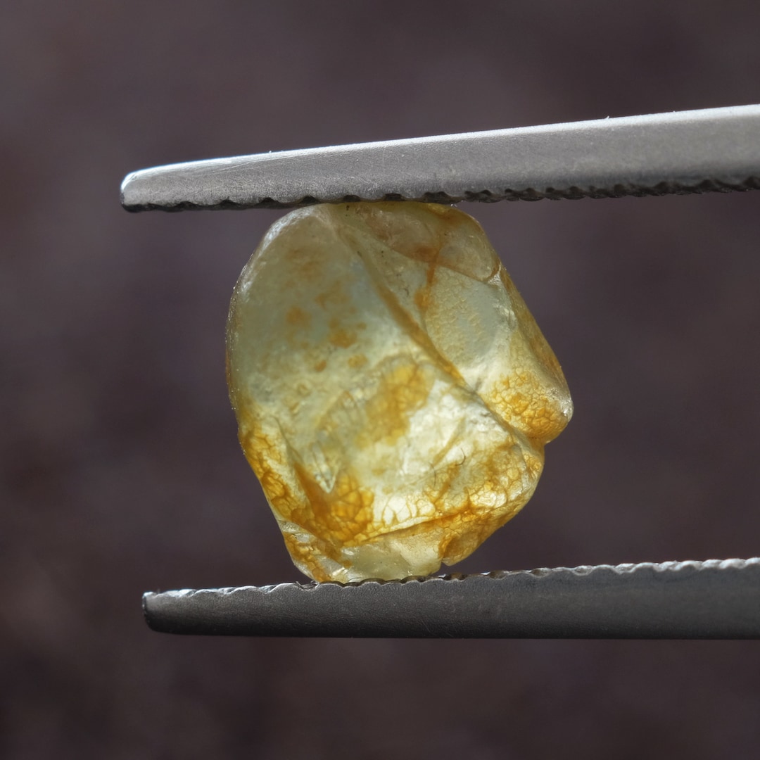 Chrysoberyl Raw Rough Crystal IF 2.31ct 7.8x6x4mm Sri-lanka Loose ...
