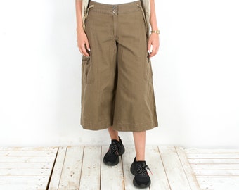 Brown Gaucho Pants - Etsy
