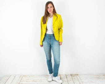 Y2k Yellow Jacket - Etsy