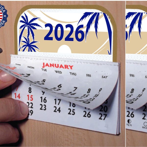 Peel and Stick Calendar 2026 - Etsy