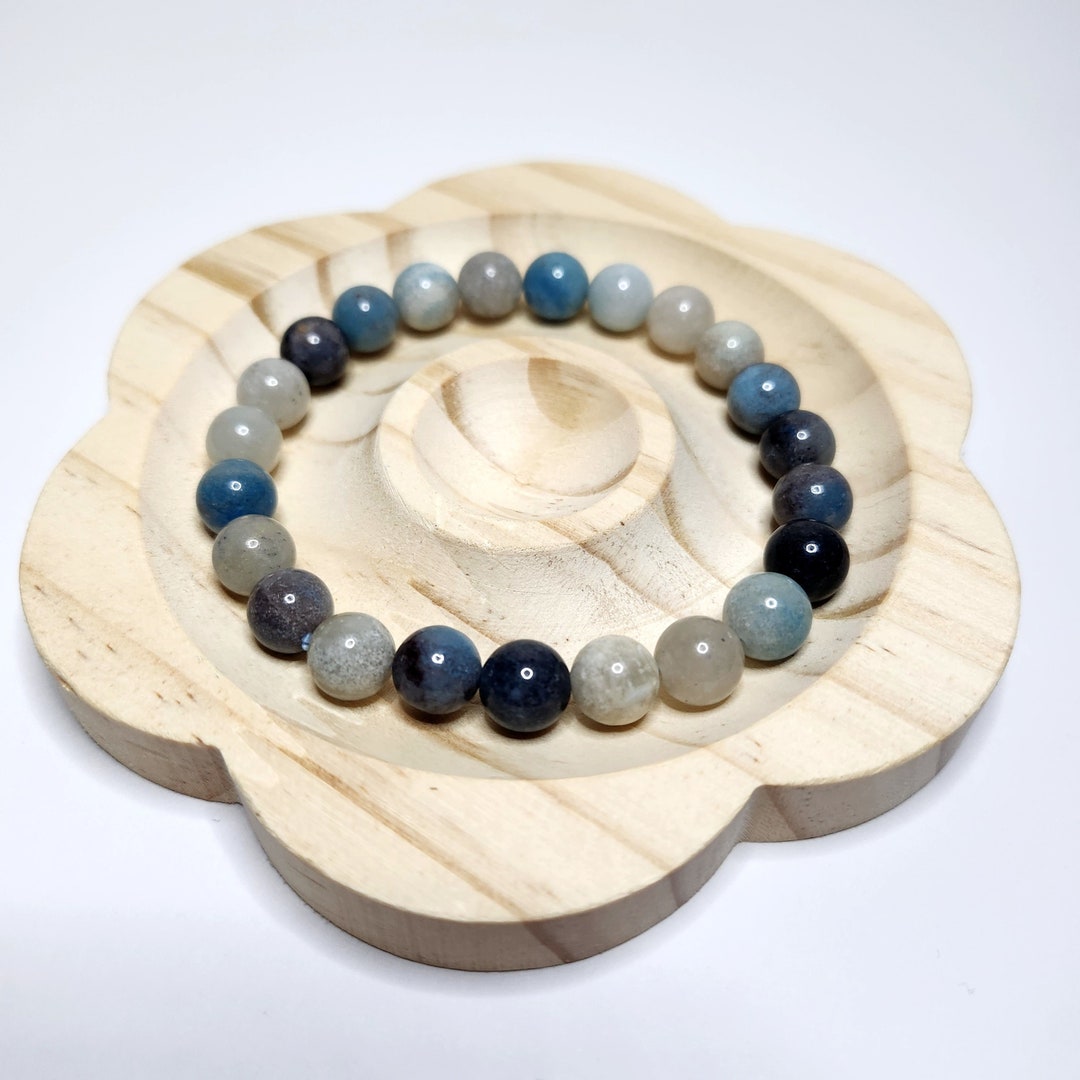 Trolleite: A Rare Blue-purple-gray-white Gemstone. Promotes Intuition ...