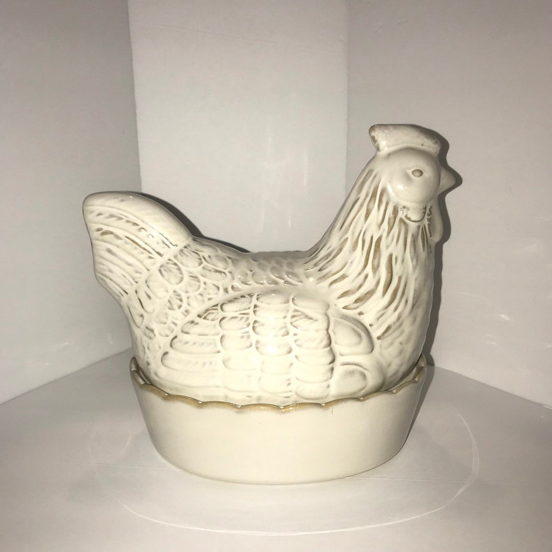 Great British Traditions Farmhouse Collection Chicken Canister - Etsy