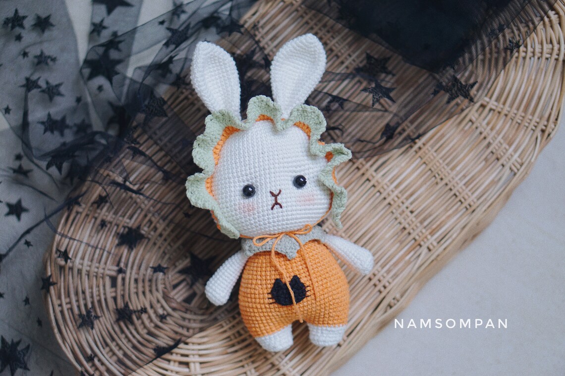 PDF Pattern-crochet Amigurumi Halloween Rabbit Pattern | Etsy