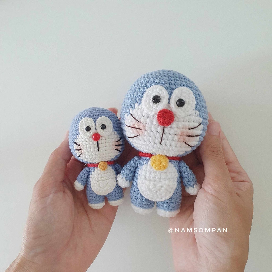 PDF Pattern-crochet Amigurumi | Blue Cat Robot the Toy Pattern Digital ...