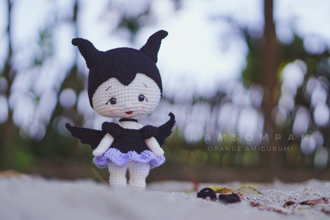 PDF Pattern-crochet Amigurumi Maleficent Pattern Digital - Etsy