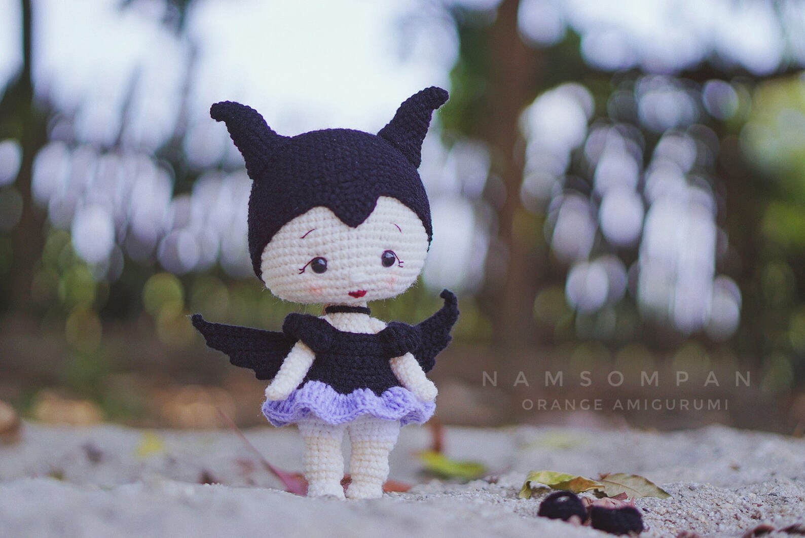 PDF Pattern-crochet Amigurumi | Maleficent Pattern Digital Download in ...