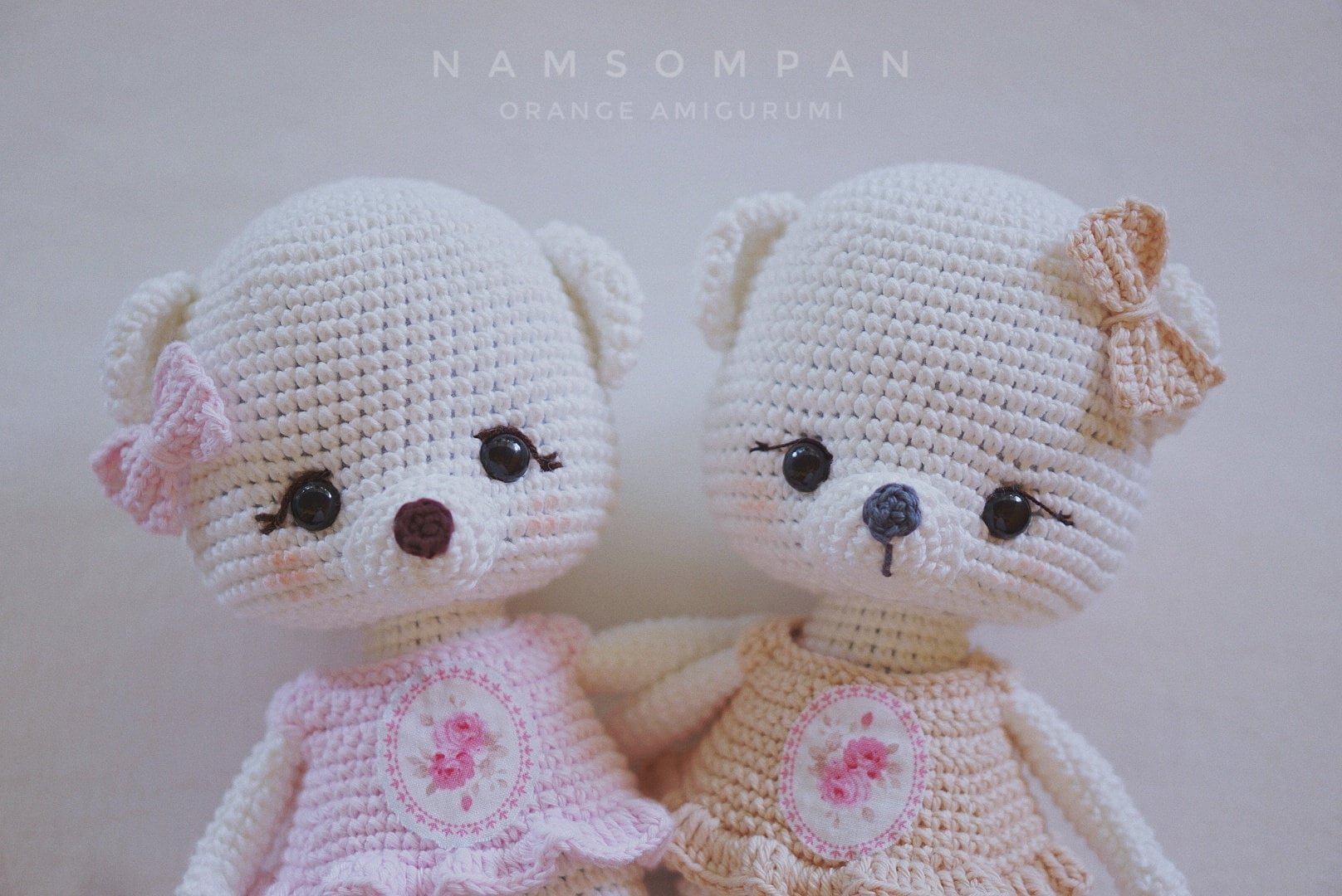 PDF Pattern-crochet Amigurumi Little White Bear Pattern - Etsy