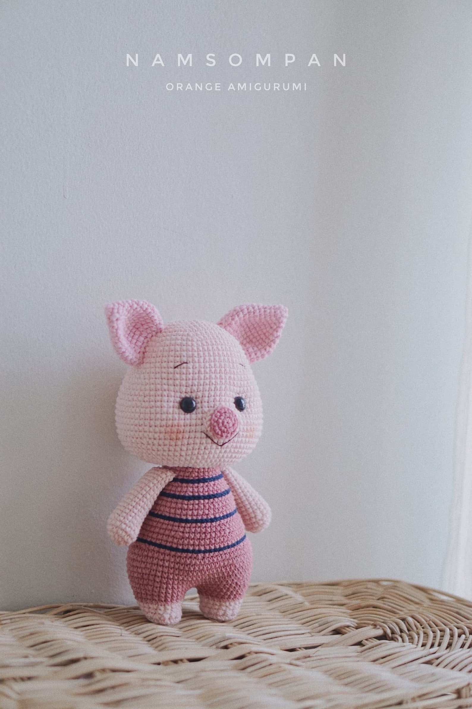 PDF Pattern-crochet Amigurumi | Pink Pig Piglet Pattern Digital ...