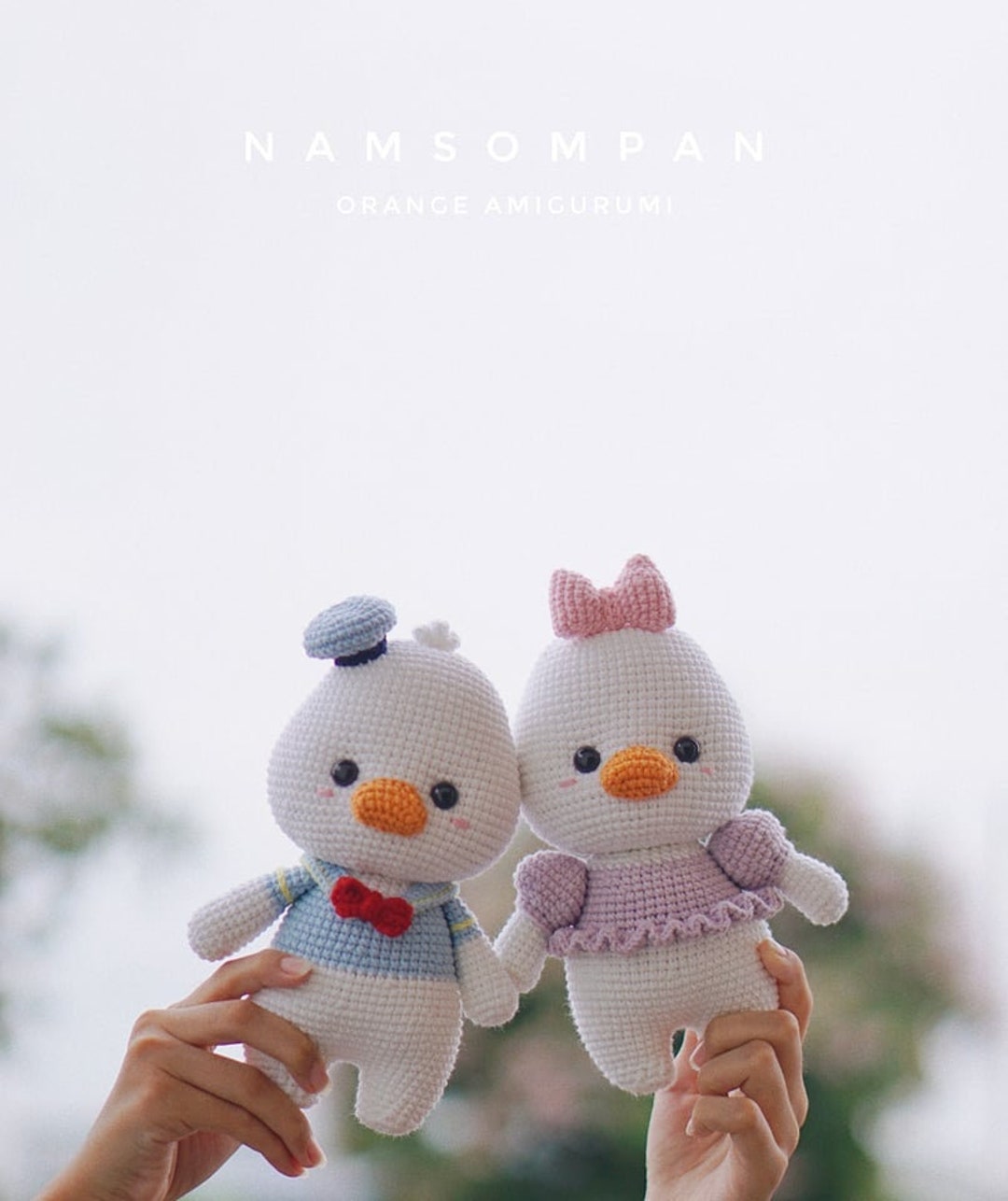 PDF Pattern-crochet Amigurumi | Donald & Daisy Duck Pattern Digital ...